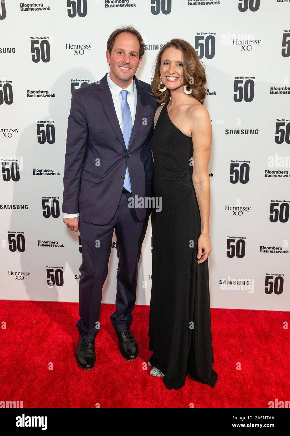 New York, United States. 09th Dec, 2019. Alex Lamb and Natasha Lamb ...