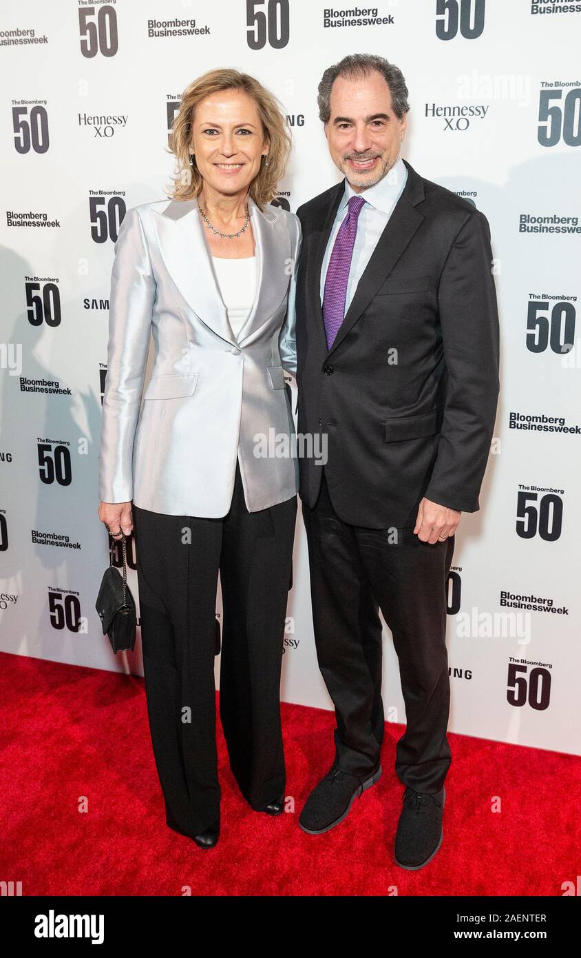 New York, United States. 09th Dec, 2019. Ann Sarnoff and Richard ...