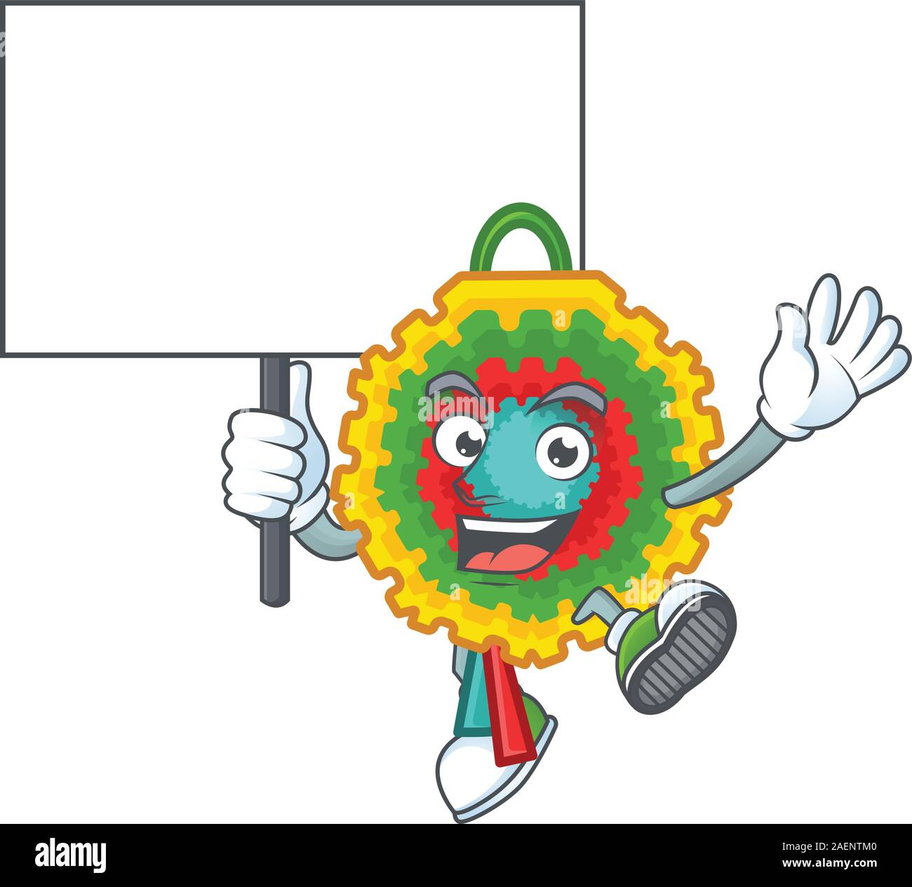Smiling pinata cute cartoon style bring board Stock Vector Image & Art ...