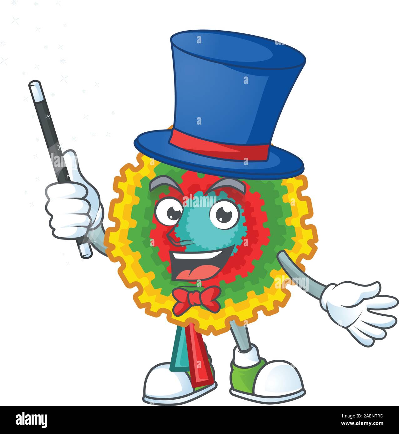 Cartoon character of a pinata Magician style Stock Vector Image & Art ...