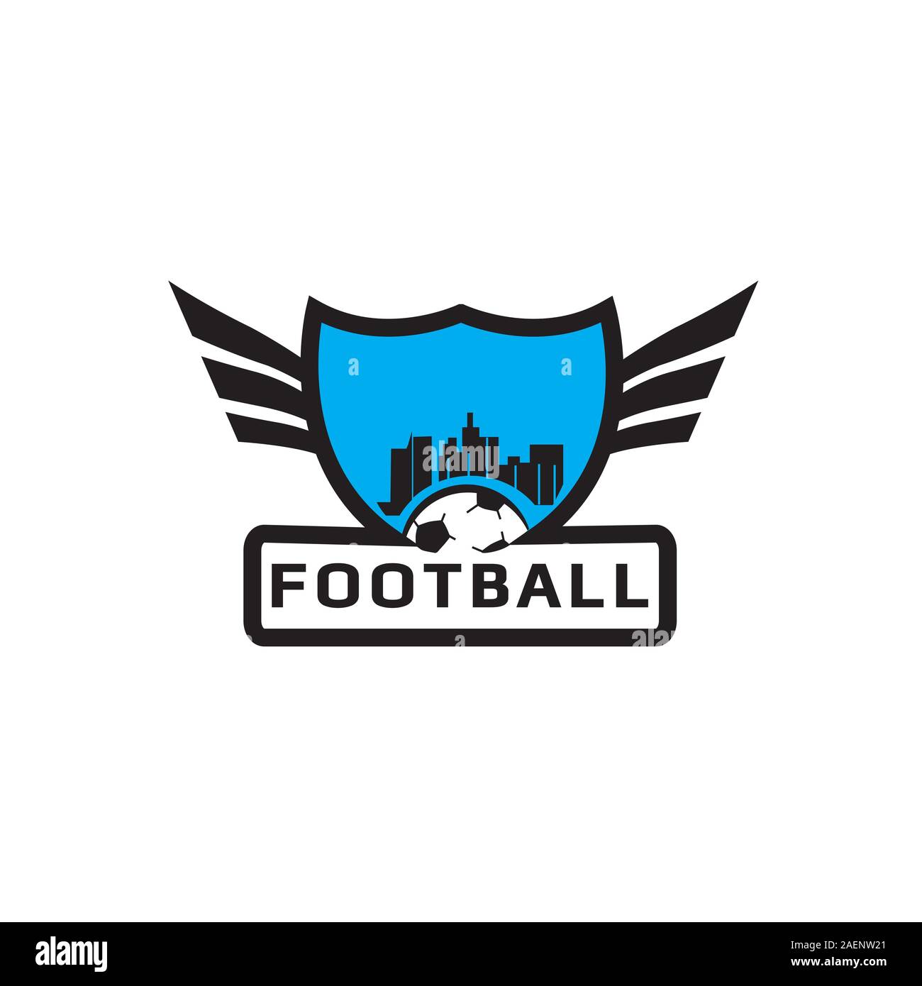 Football vector logo. Soccer logo. Soccer icon. Soccer emblem. Soccer ...