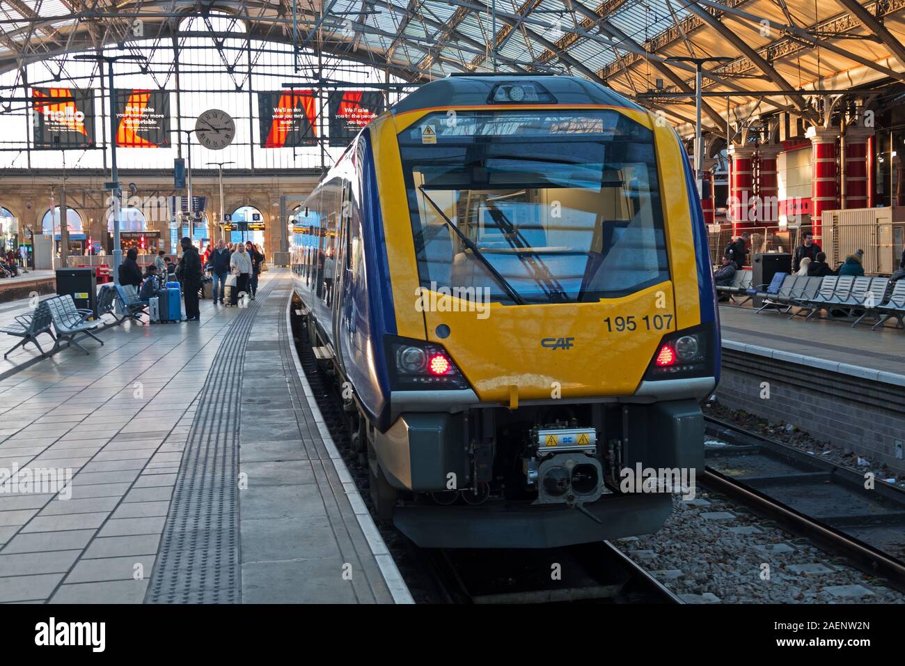 A Northern Rail's new train at Lime St Station Liverpool UK, part of a ...