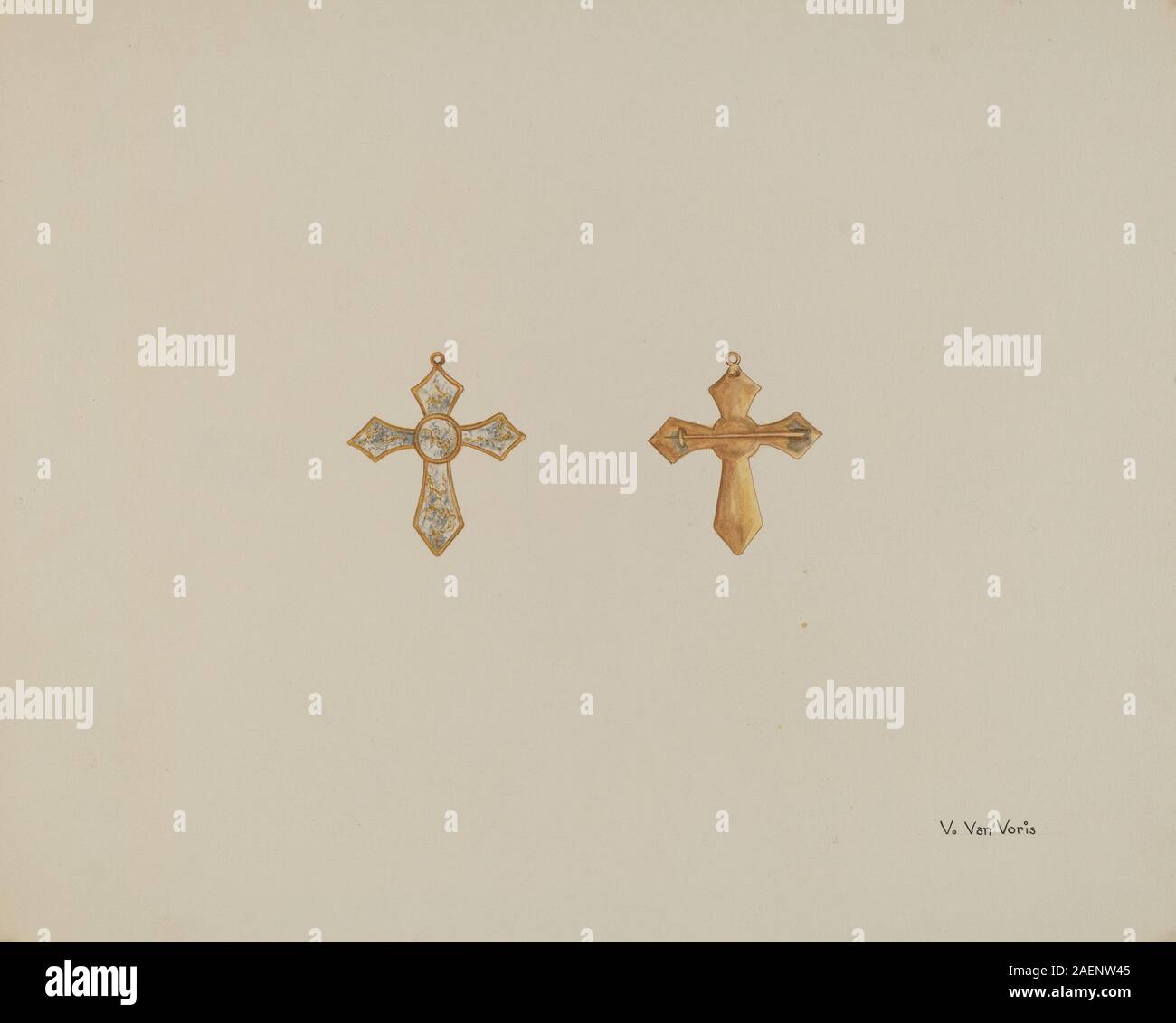 Cross pin hi-res stock photography and images - Alamy