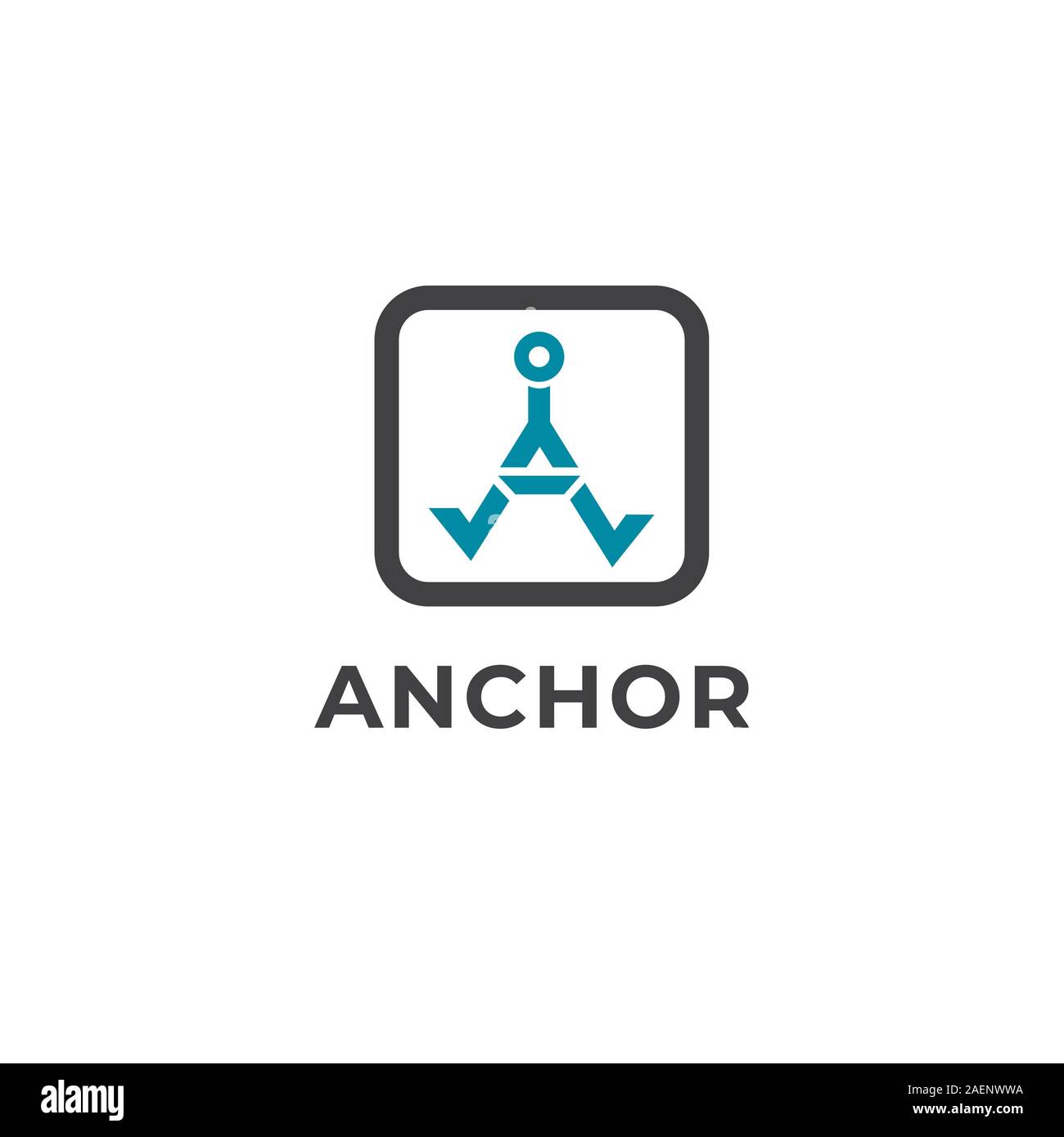 Anchor vector logo. Anchor vector icon. Anchor emblem. Anchor badge ...