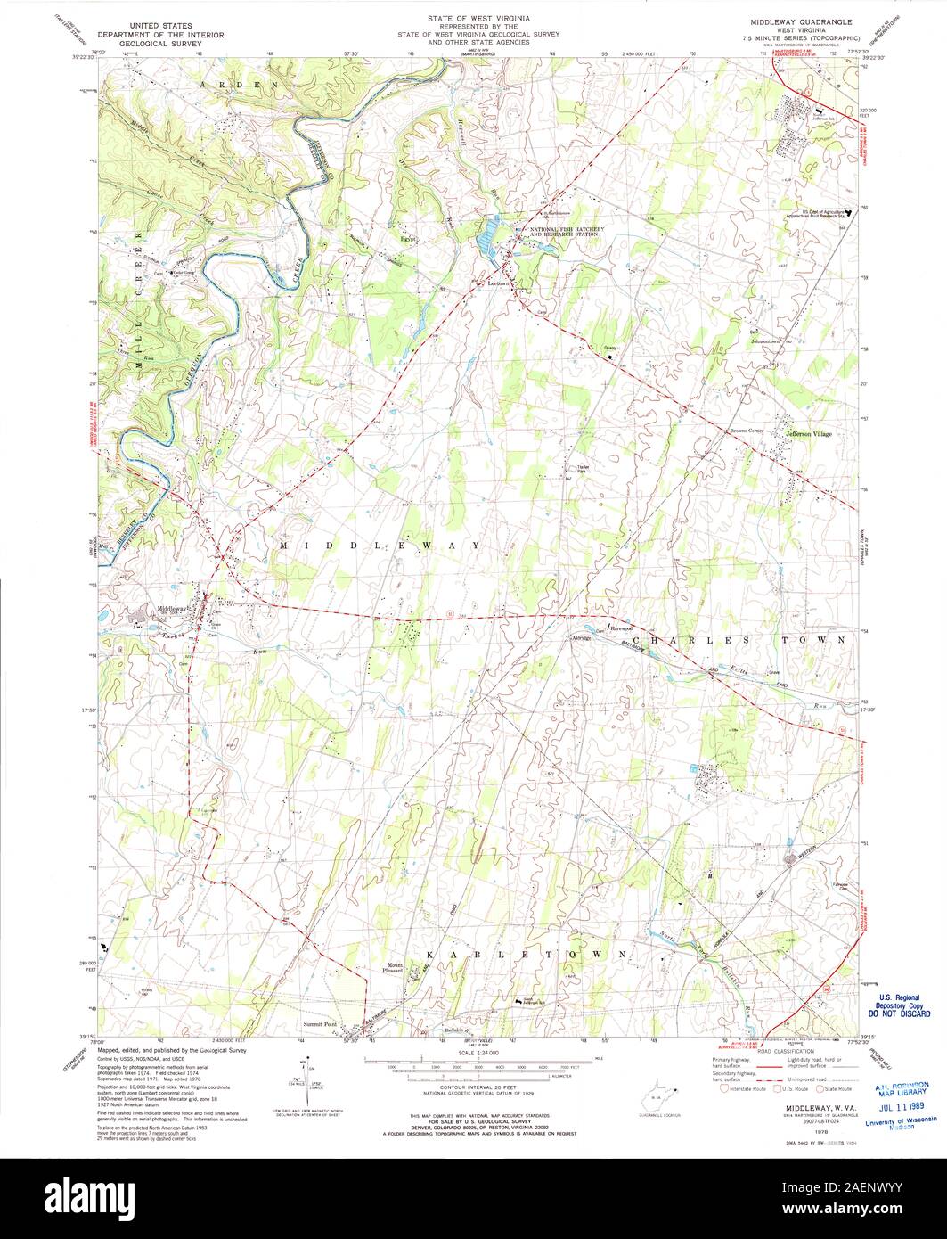 WV Middleway 701046 1978 24000 Stock Photo - Alamy