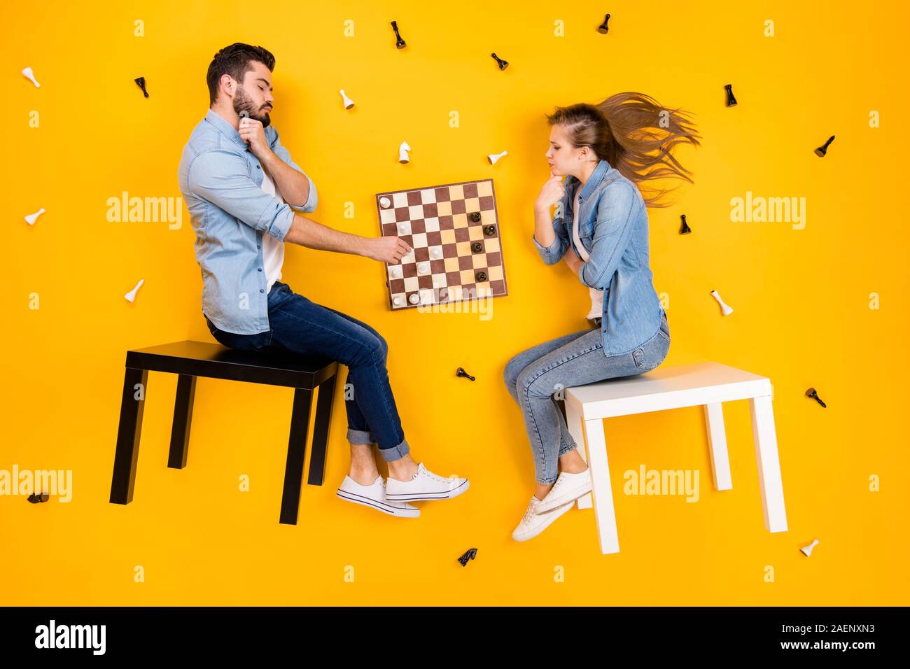 Top view above high angle flat lay flatlay lie view concept of her she ...