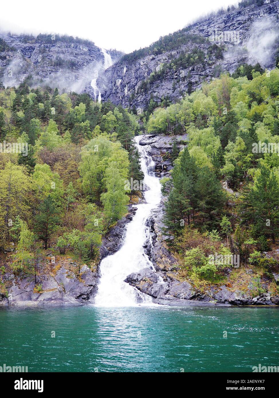 Norwegian Geiranger fjord with beautiful water. beautiful fjord ...