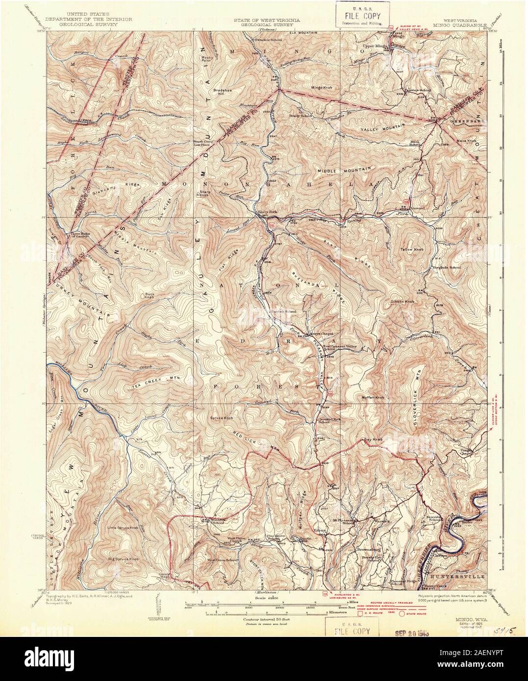 Mingo map hi-res stock photography and images - Alamy
