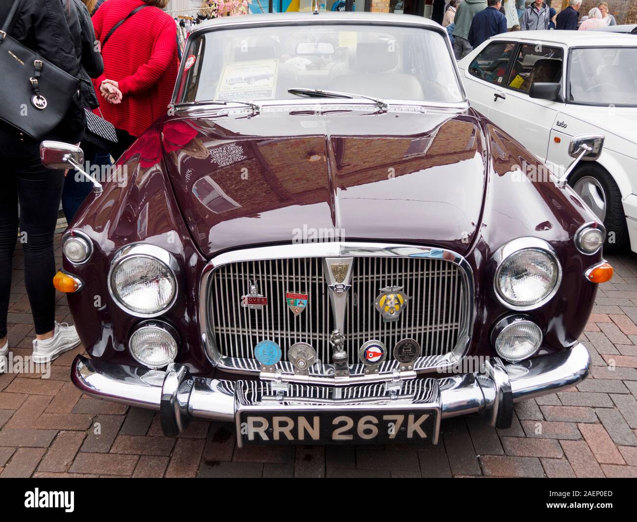 A Rover 3.5 vintage / classic car Stock Photo - Alamy