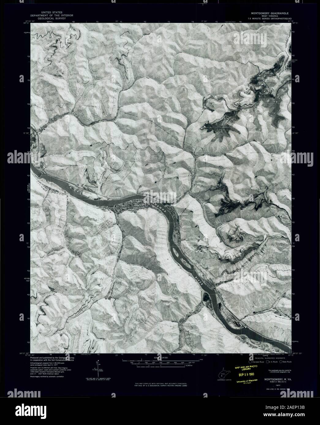 WV Montgomery 701073 1977 24000 Inverted Stock Photo - Alamy
