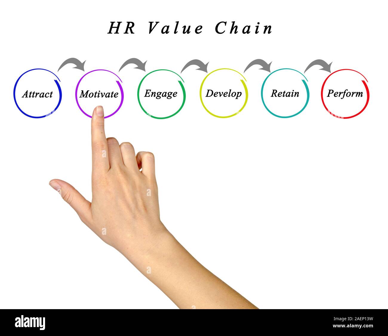 HR Value Chain Stock Photo - Alamy