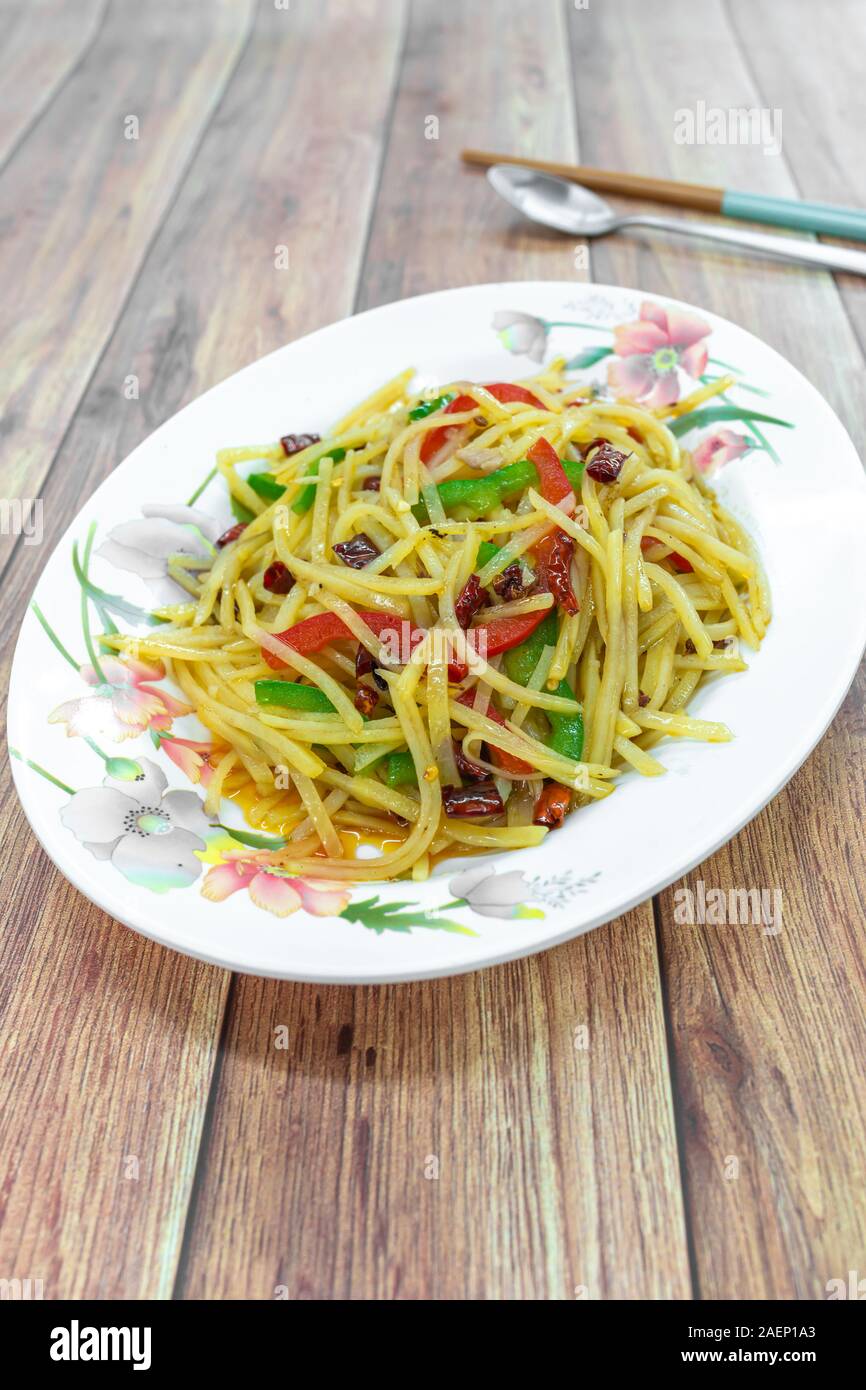 Authentic traditional China Sichuan Chinese home cooking : Stir-fried ...