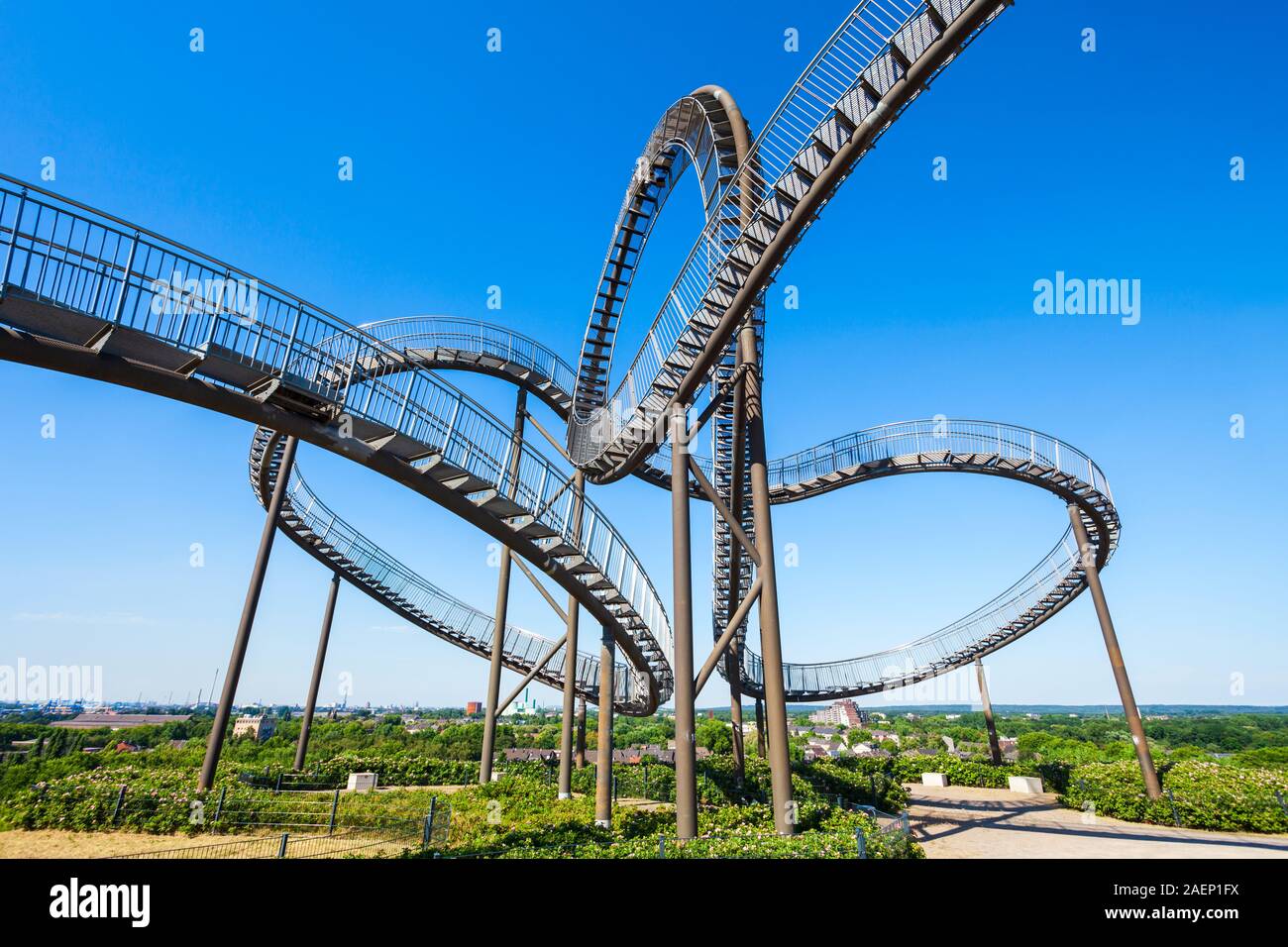 DUISBURG, GERMANY - JULY 03, 2018: Tiger and Turtle or Magic Mountain ...