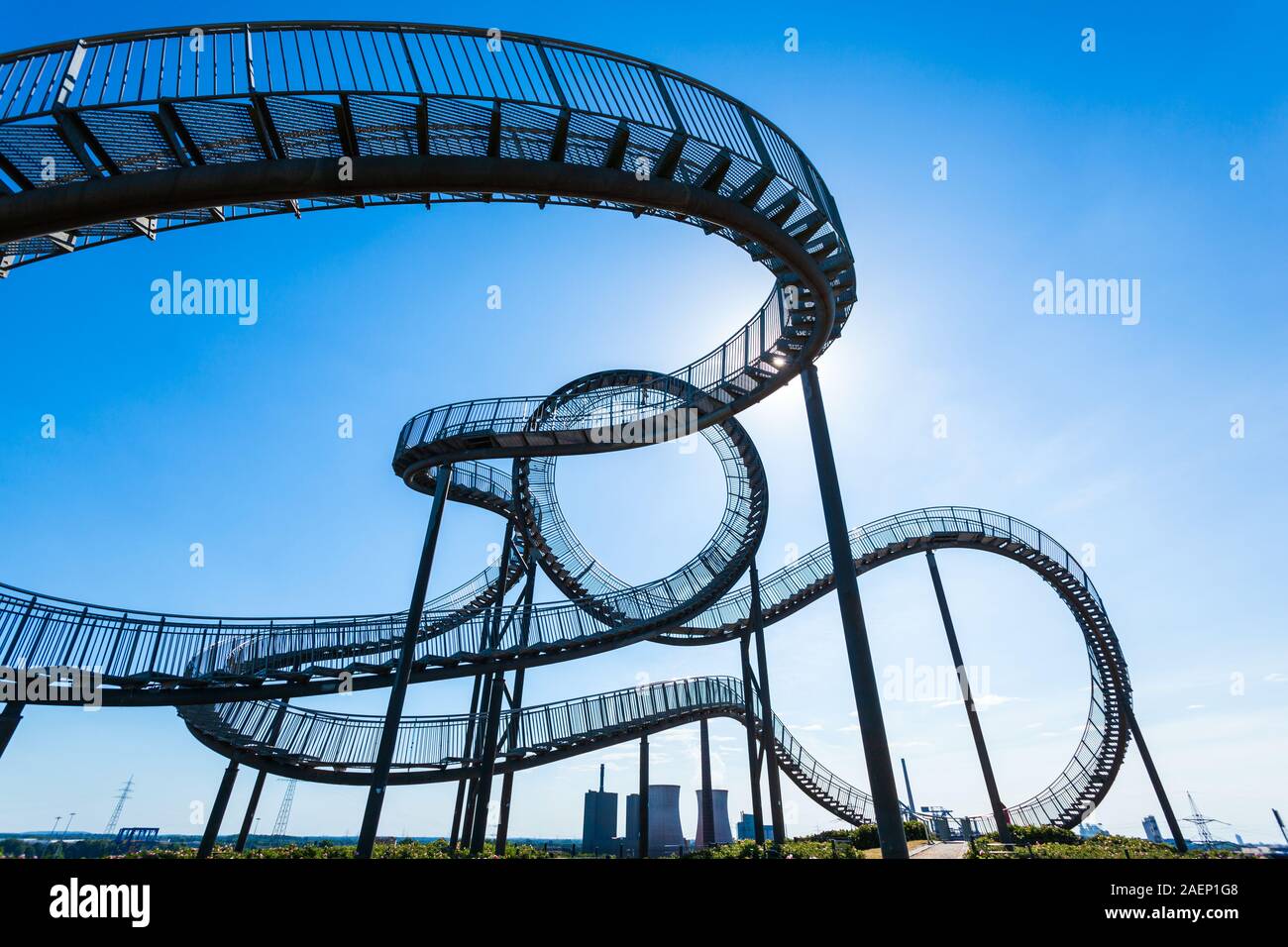 DUISBURG, GERMANY - JULY 03, 2018: Tiger and Turtle or Magic Mountain ...