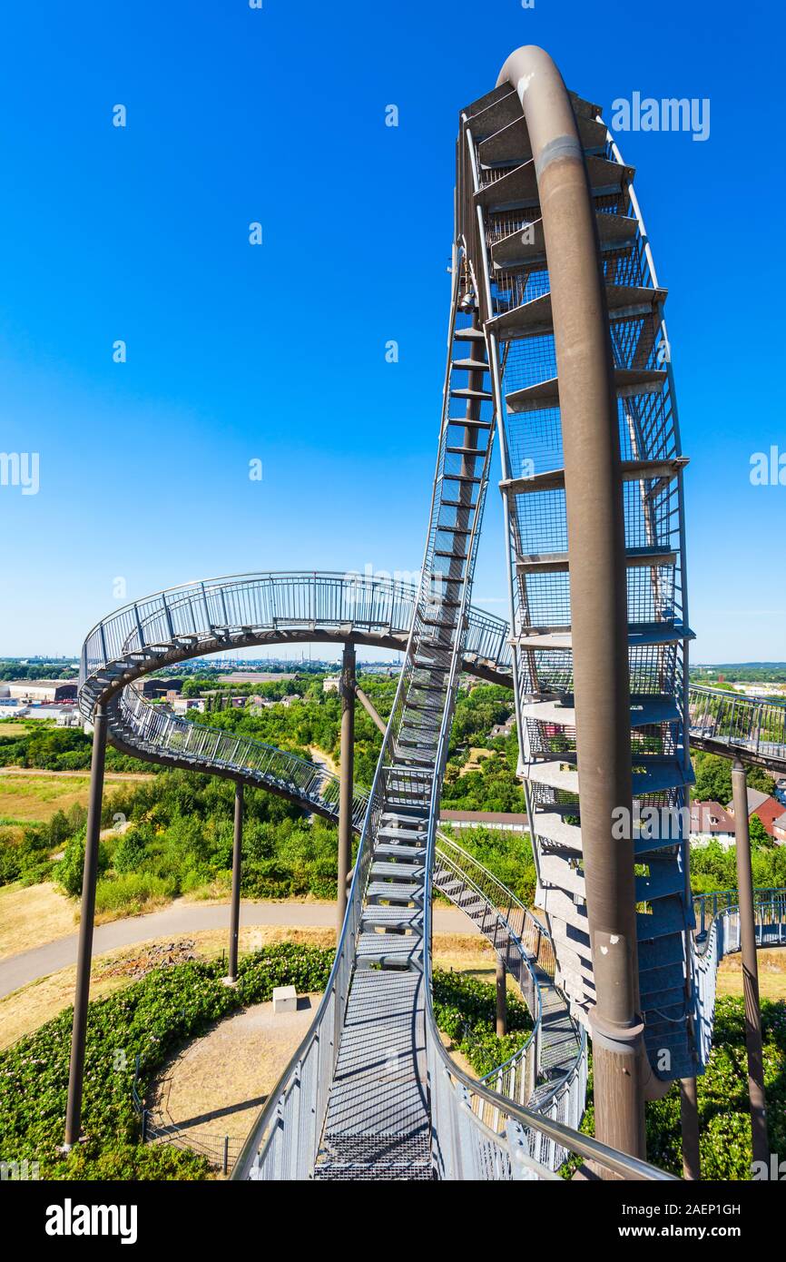 DUISBURG, GERMANY - JULY 03, 2018: Tiger and Turtle or Magic Mountain ...