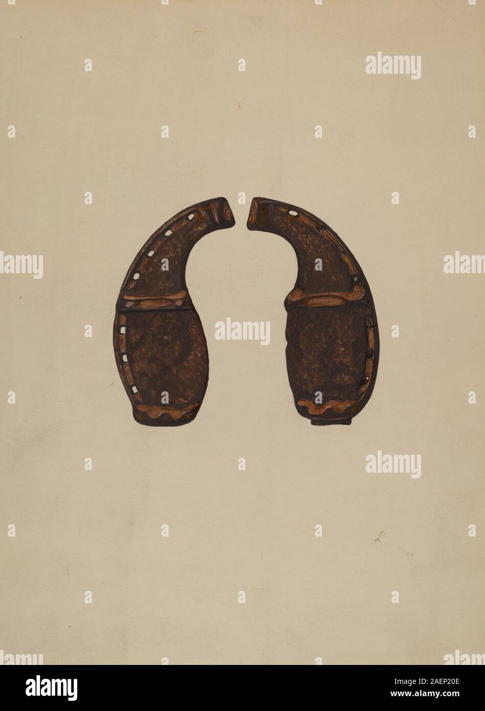 Walter Praefke, Ox Shoes, c 1936, Ox Shoes; c. 1936 Stock Photo - Alamy