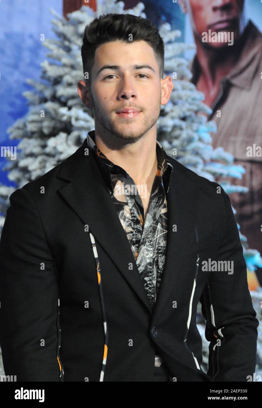 Hollywood, California, USA 9th December 2019 Actor/singer Nick Jonas ...