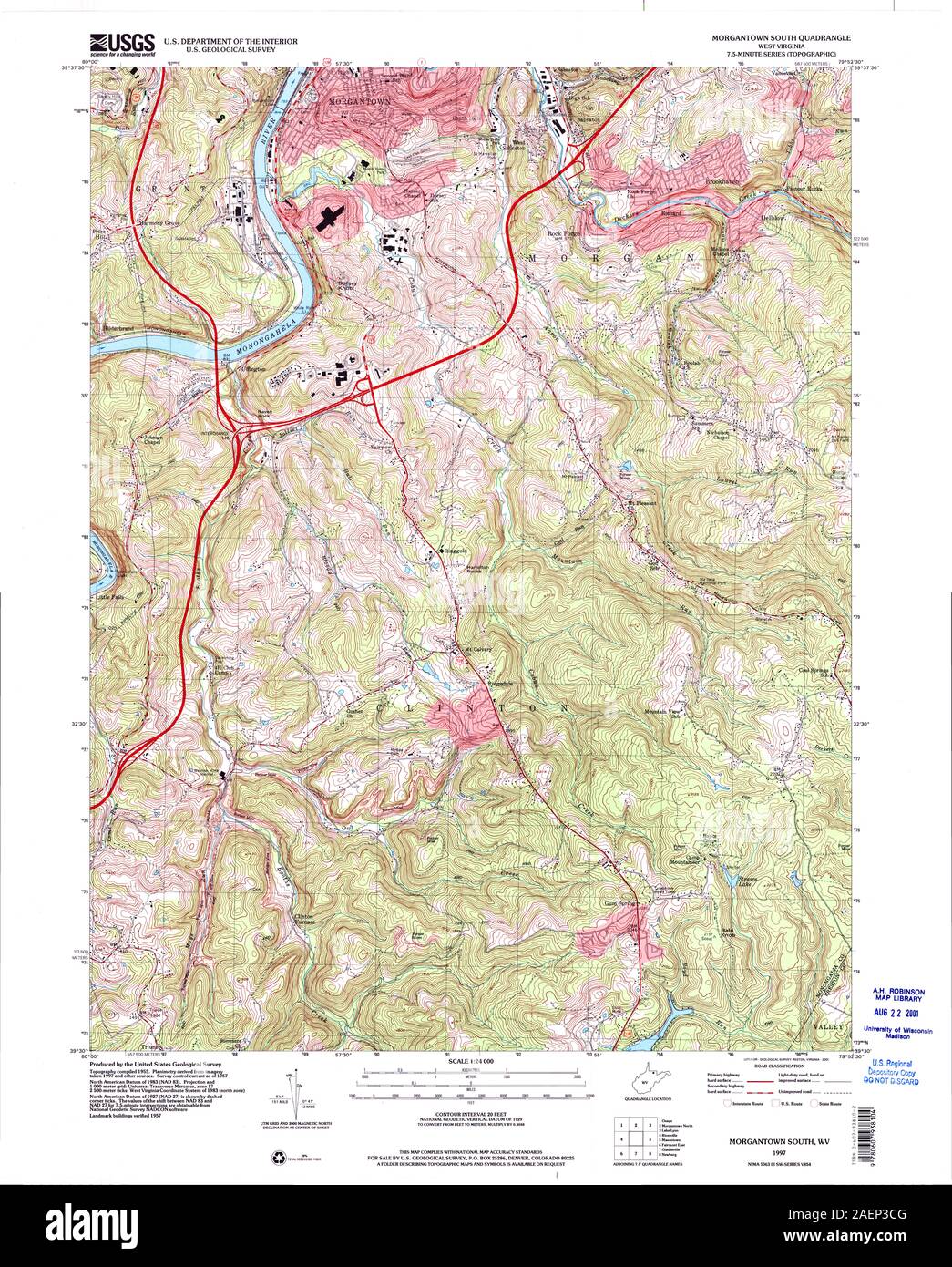 WV Morgantown South 701089 1997 24000 Stock Photo - Alamy