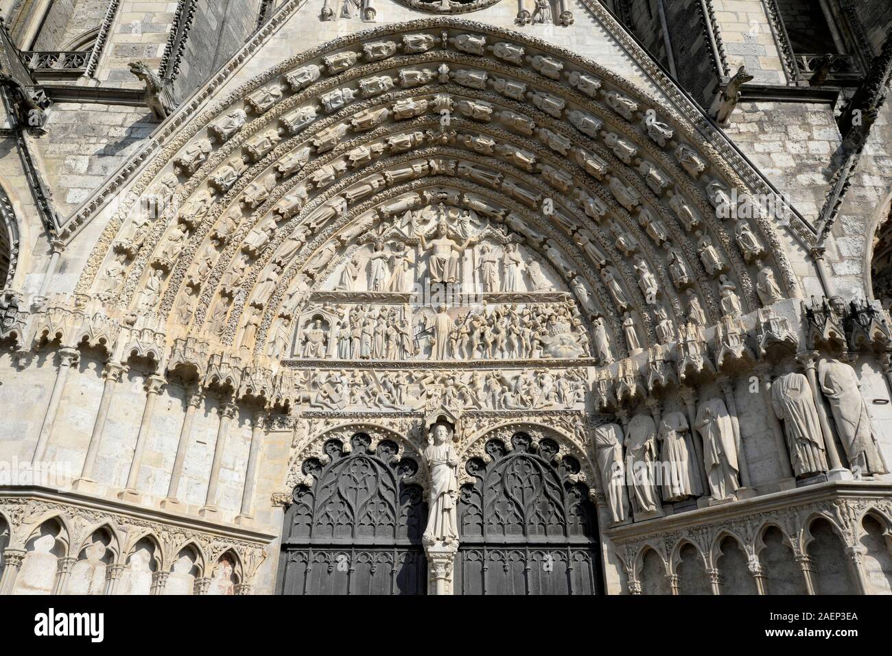 Bourges (central France): Bourges Cathedral, Gothic cathedral ...