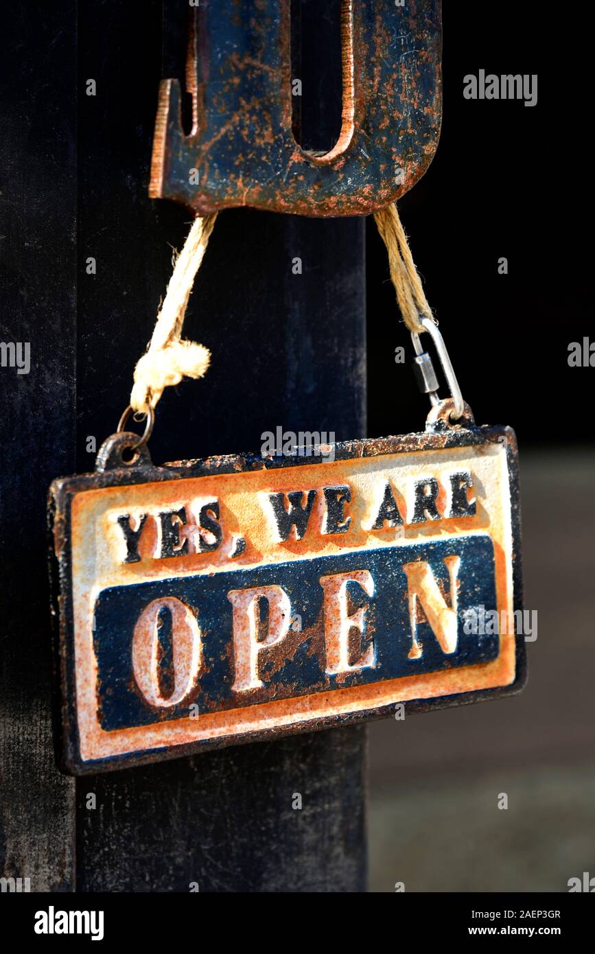Open sign japan hi-res stock photography and images - Alamy