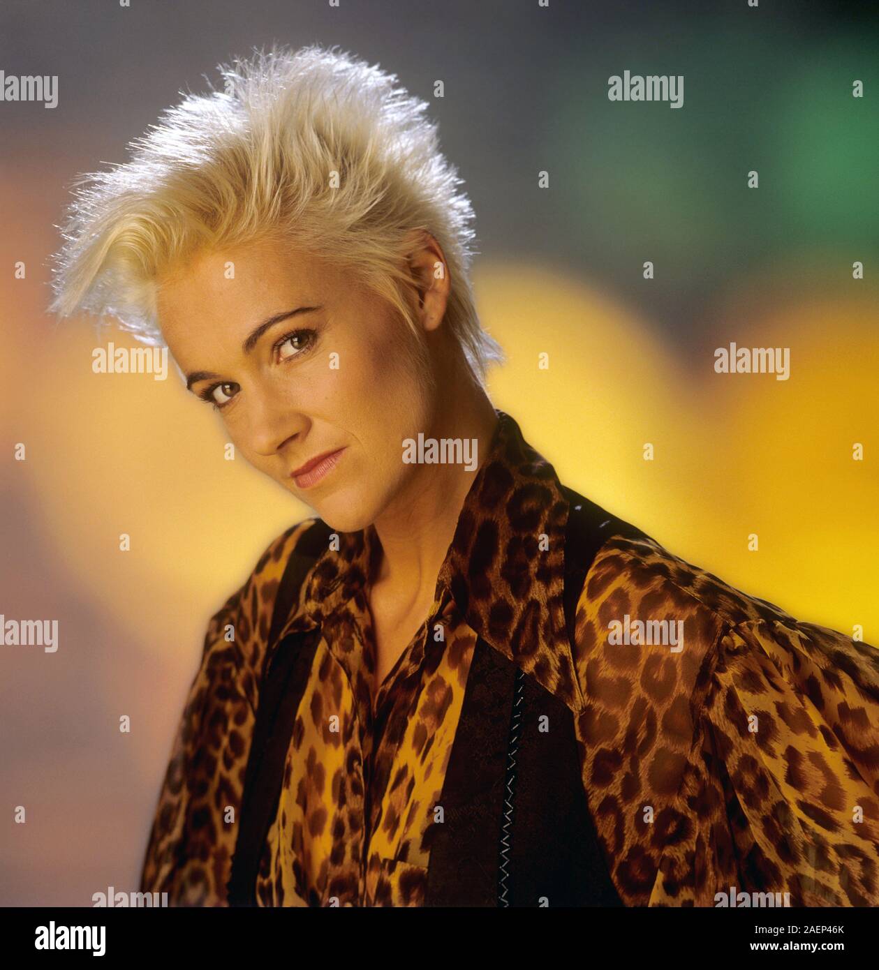 Marie Fredriksson (Roxette) recorded in November 1989 in Dortmund ...