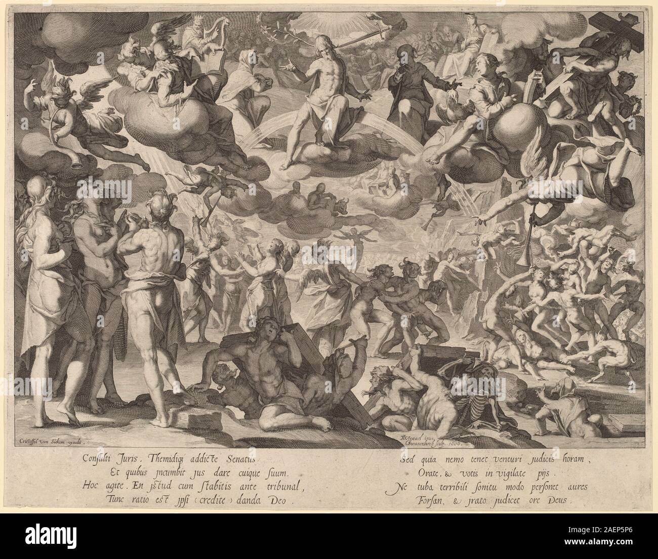 Willem Swanenburgh's 1606 engraving after Joachim Anthonisz Wtewael ...