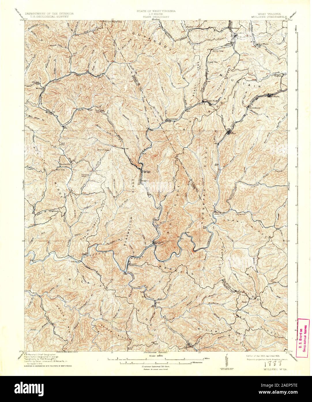 Map of mullens hi-res stock photography and images - Alamy