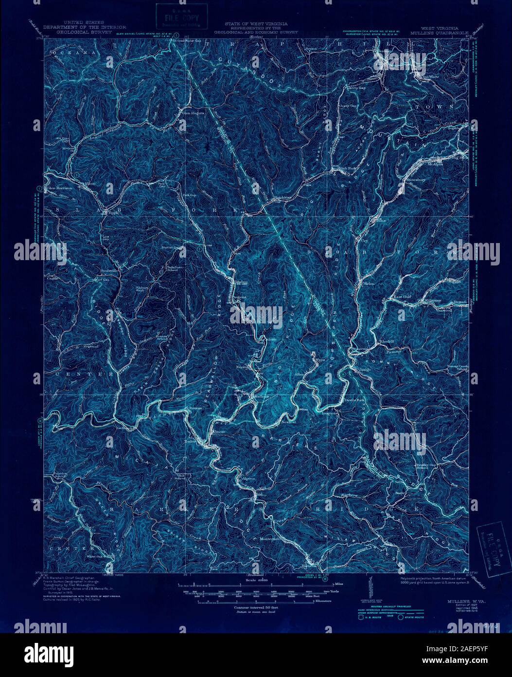 Map of mullens hi-res stock photography and images - Alamy