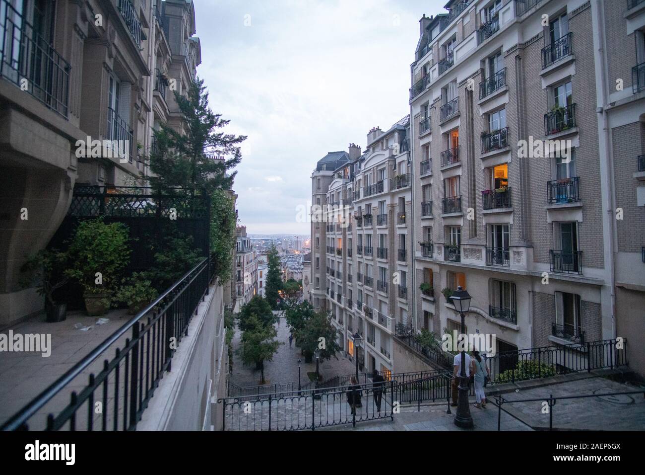 Paris City View from Montmartre Stock Photo - Alamy