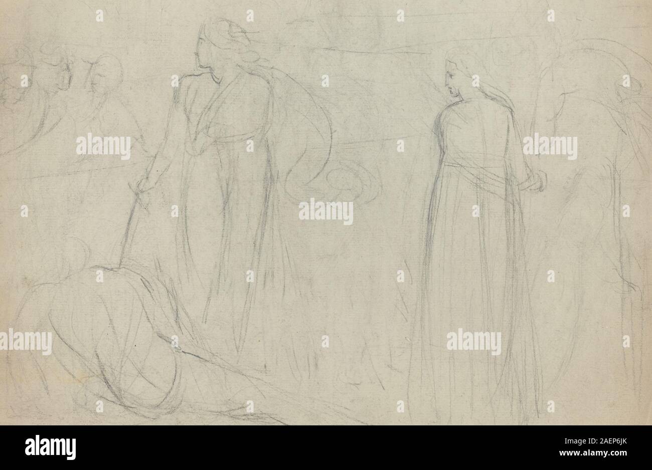 William Blake, Sketch of a Swordsman Standing Over His Defeated ...