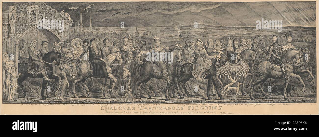 Canterbury pilgrims hi-res stock photography and images - Alamy