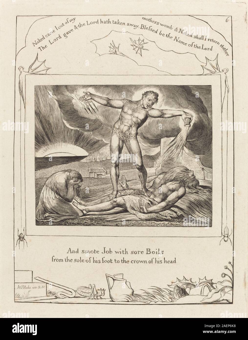 Satan smiting job with boils hi-res stock photography and images - Alamy