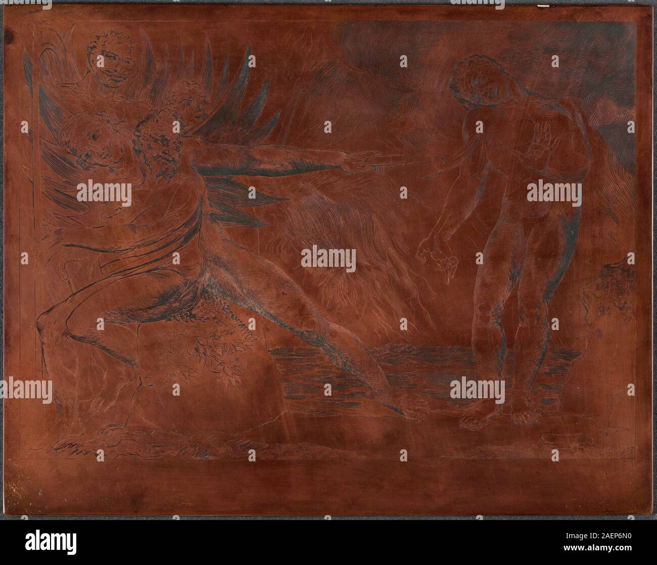 William Blake, The Circle of the Corrupt Officials; the Devils ...