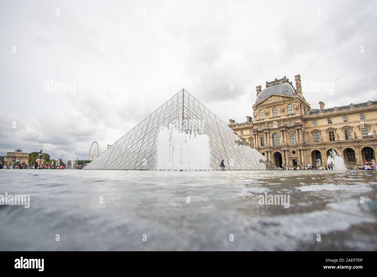 Louvre Museum in Paris Stock Photo - Alamy