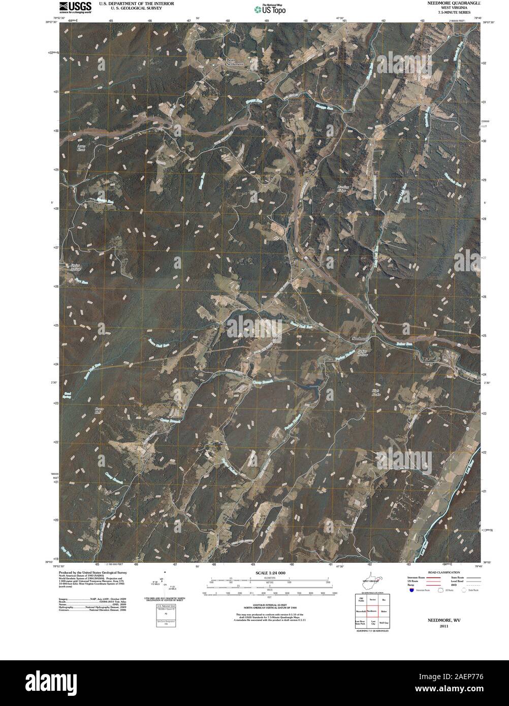 Map of needmore hi-res stock photography and images - Alamy