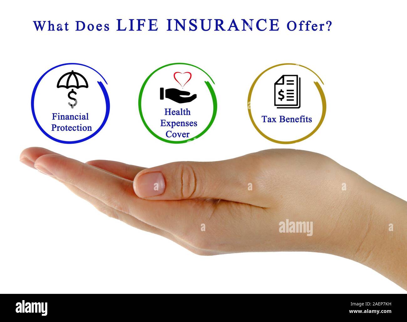 What Does Life Insurance Offer Stock Photo - Alamy