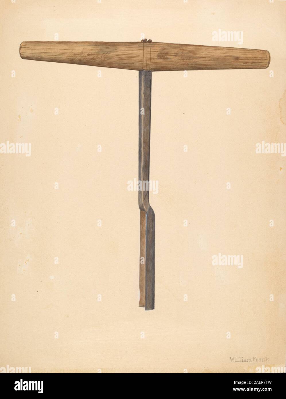 William Frank, Handmade Auger, c 1942, Handmade Auger; c. 1942 Stock ...