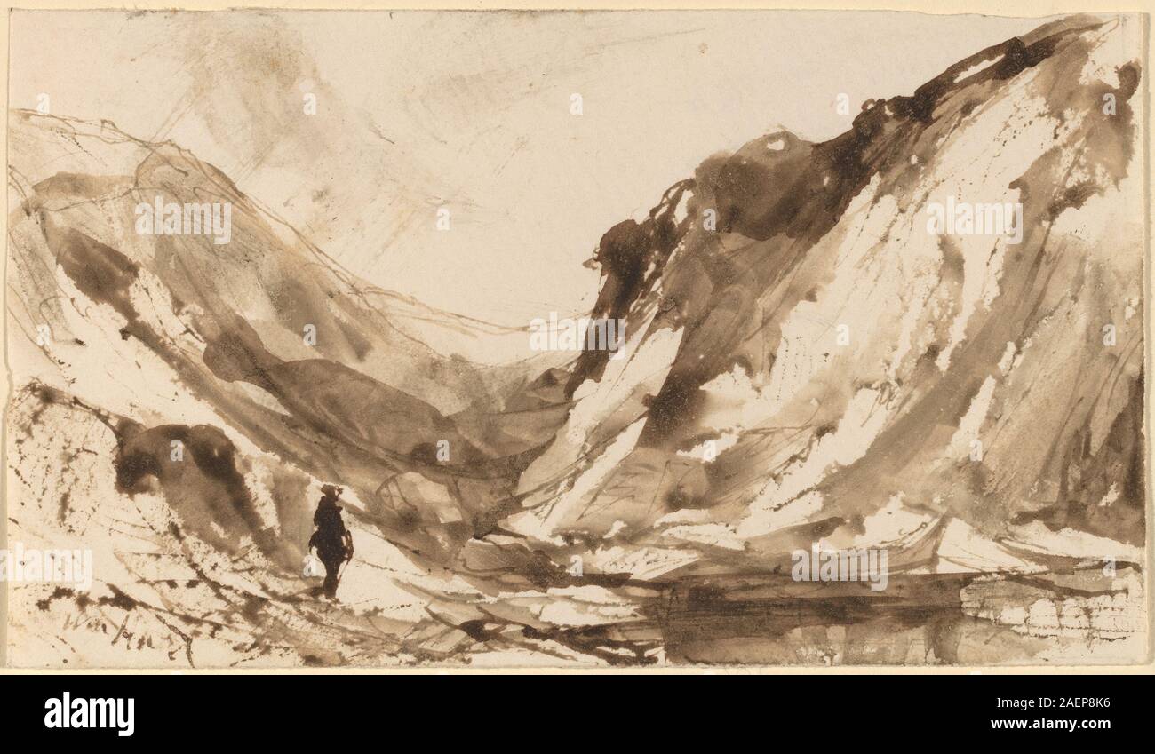 William Hart, Deep Valley in Mountainous Landscape, Deep Valley in ...