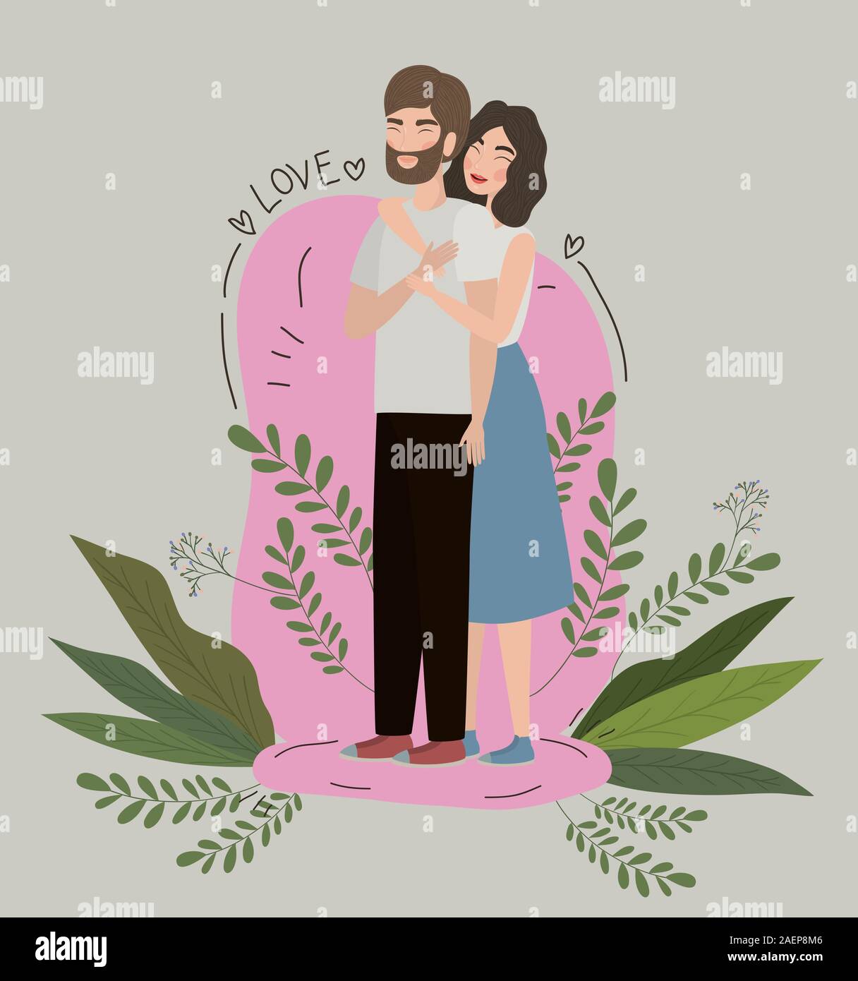 Couple of woman and man drawing vector design Stock Vector Image & Art ... Couple of woman and man drawing vector design Stock Vector Image & Art ...