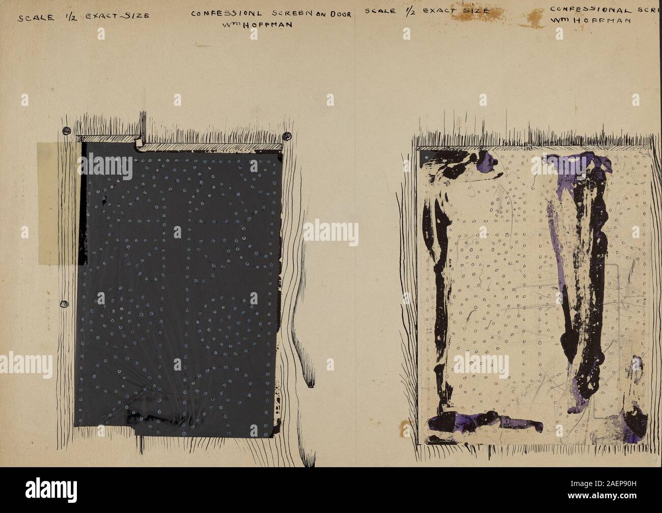 Confessional screen hi-res stock photography and images - Alamy