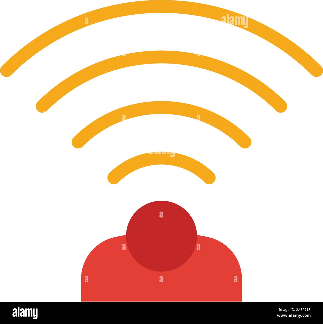 Wireless Sensor icon. Simple element from smart home icons collection ...