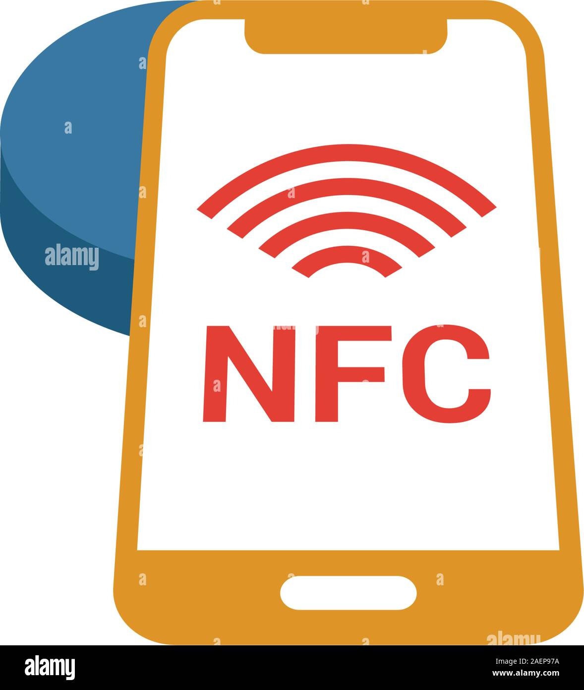 Nfc Technology icon. Simple element from smart devices icons collection ...