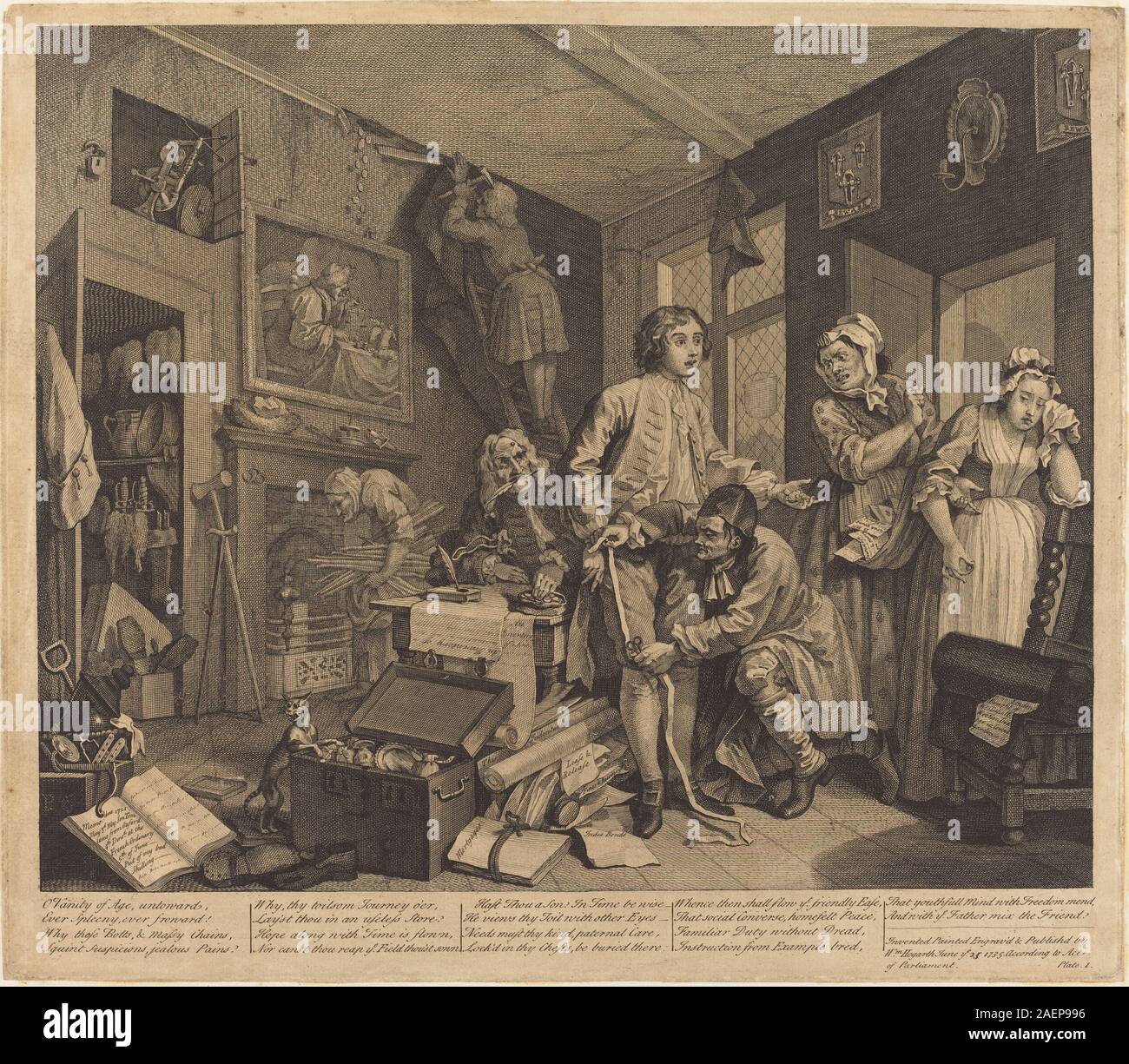 Hogarth the rake's progress hi-res stock photography and images - Alamy