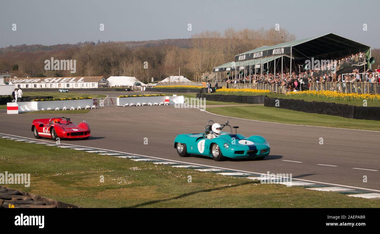 Goodwood Motor racing Chichester West Sussex Members Meeting Stock ...