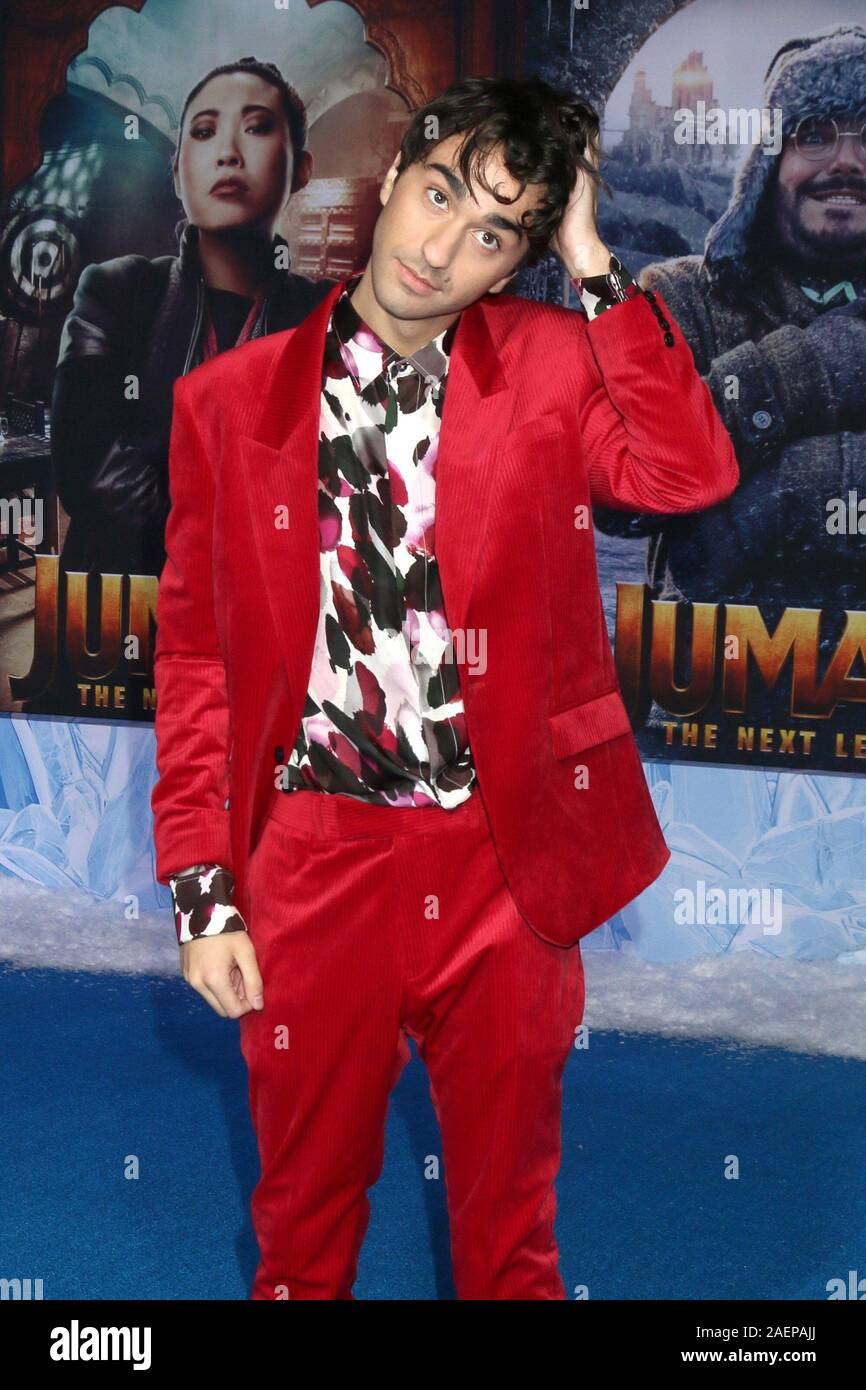 Los Angeles, CA. 9th Dec, 2019. Alex Wolff at arrivals for JUMANJI: THE ...