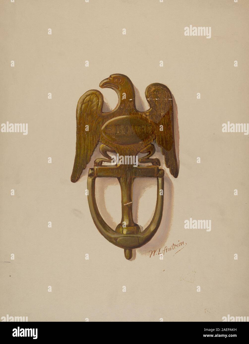 William L Antrim, Door Knocker, c 1936, Door Knocker; c. 1936 Stock ...