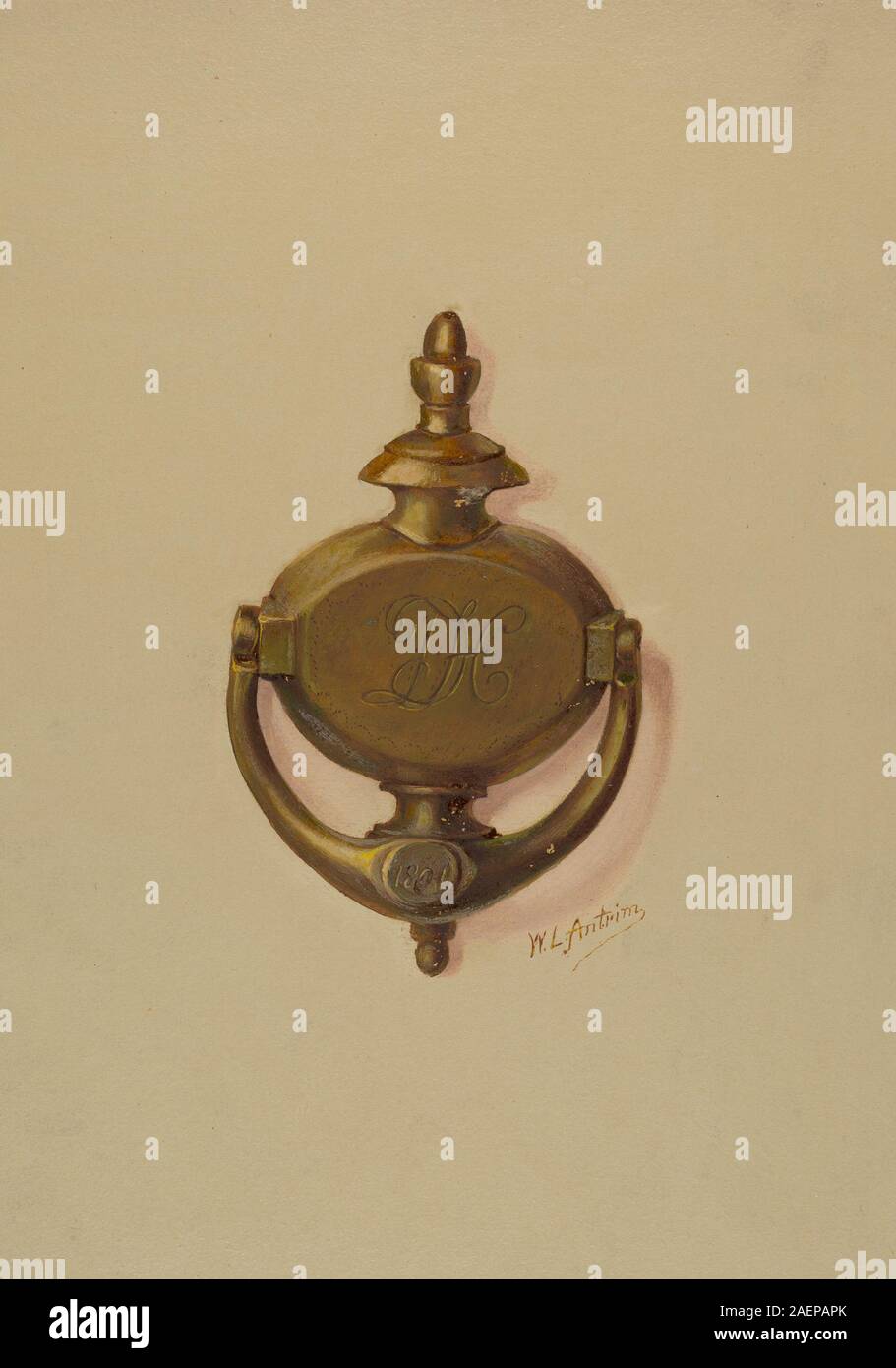 William L Antrim, Door Knocker, c 1937, Door Knocker; c. 1937 Stock ...