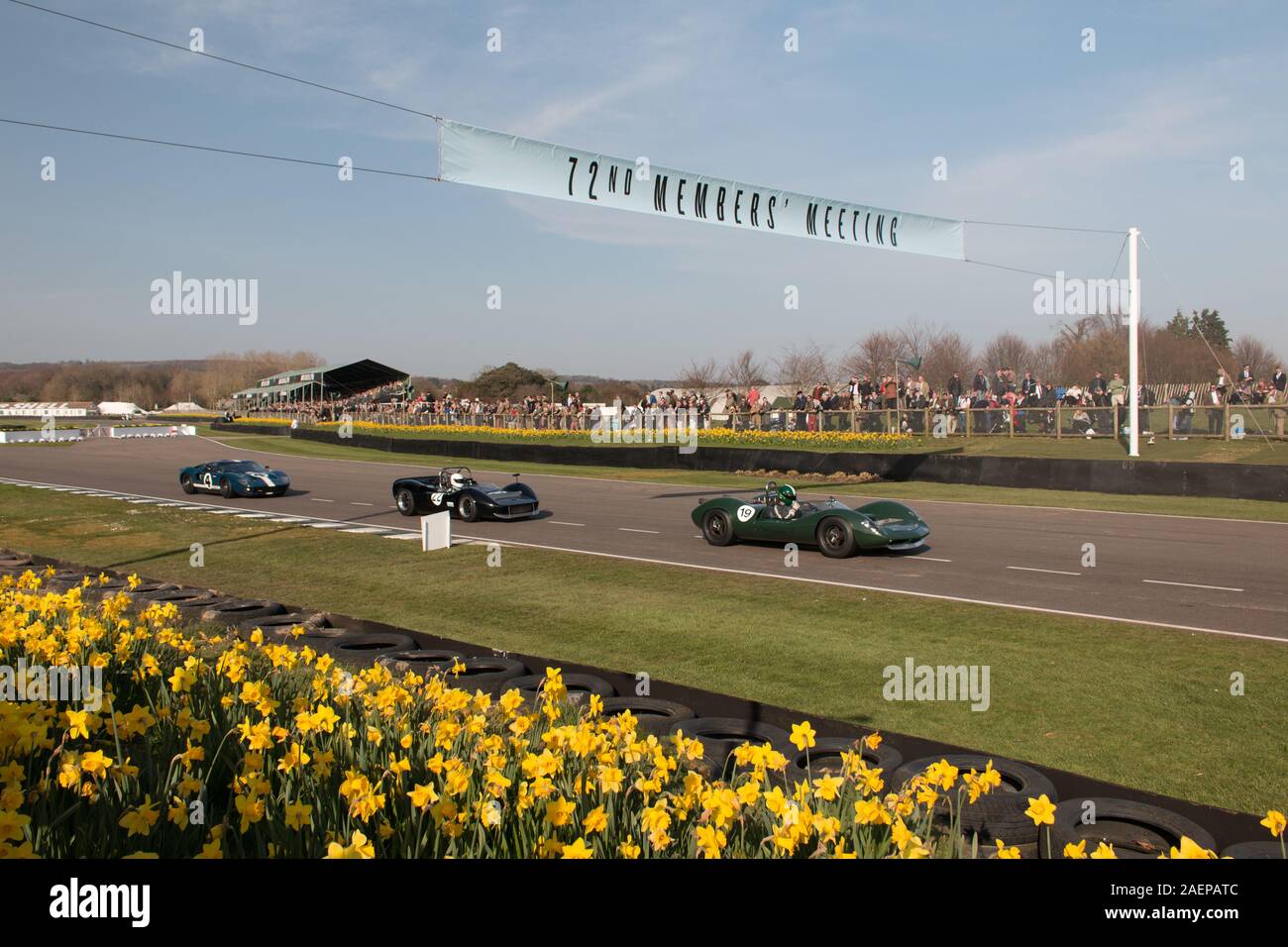 Goodwood Motor racing Chichester West Sussex Members Meeting Stock ...
