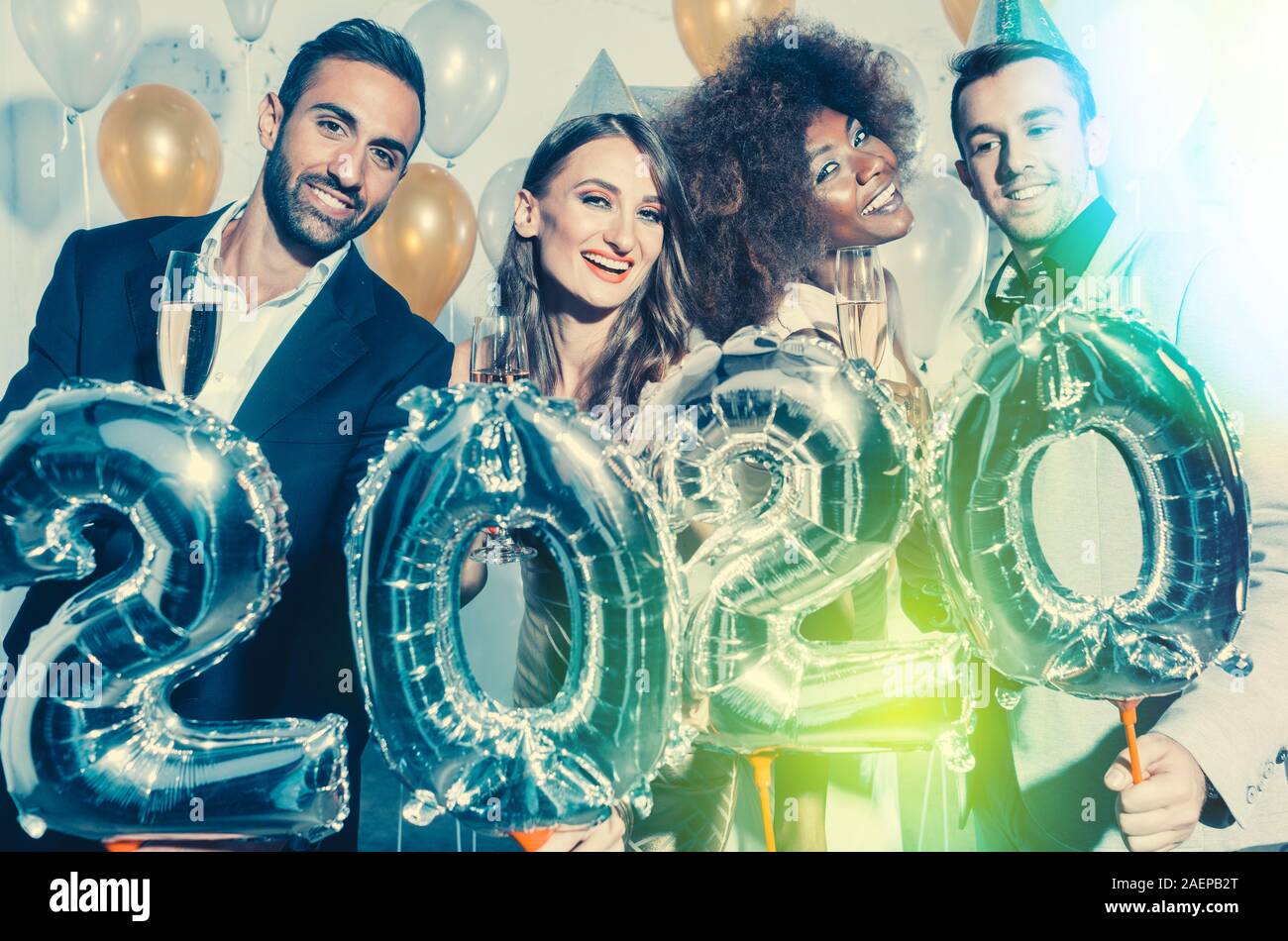 2020 people party hi-res stock photography and images - Alamy