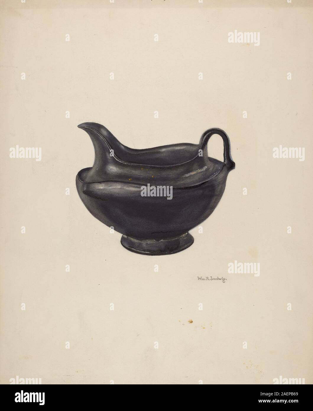 William Ludwig, Moravian Pitcher, 1938, Moravian Pitcher; 1938 date ...